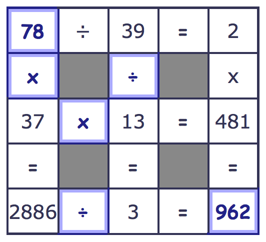 Number Grid Puzzles DadsWorksheets