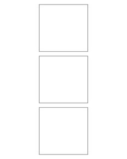 Charts and Printables: Comic Strip Template : 3 Panel Single Large