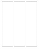 Charts and Printables: Comic Strip Template : 3 Panel Tall