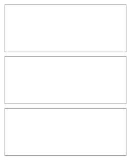 Charts and Printables: Comic Strip Template : 3 Panel Wide
