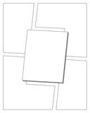 Charts and Printables: Comic Strip Template : 3d Effects Panels 5 Panel