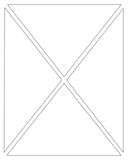 Charts and Printables: Comic Strip Template : 4 Panel Diagonal