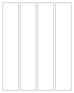 Charts and Printables: Comic Strip Template : 4 Panel Tall