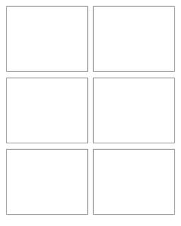 Charts and Printables: Comic Strip Template : 6 Panel 6 Panel