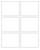 Charts and Printables: Comic Strip Template : 6 Panel 6 Panel