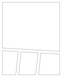 Charts and Printables: Comic Strip Template : Angled Panels 4 Panels