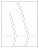 Charts and Printables: Comic Strip Template : Geometric Panels 8 Panels