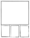 Charts and Printables: Comic Strip Template : Hand Drawn 4 Panel