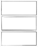 Charts and Printables: Comic Strip Template : Hand Drawn 5 Panel
