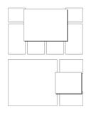 Charts and Printables: Comic Strip Template : Manga Panels 3d Effects 11