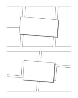 Charts and Printables: Comic Strip Template : Manga Panels 3d Effects 12