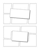 Charts and Printables: Comic Strip Template : Manga Panels 3d Effects 12