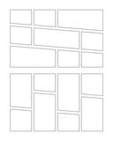 Charts and Printables: Comic Strip Template : Manga Panels Geometric 9