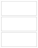 Charts and Printables: Comic Strip Template : Rectangle Panels 3 Panel