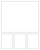 Charts and Printables: Comic Strip Template : Rectangle Panels 4 Panel