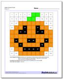 Math Worksheets: Hundreds Chart: Hundreds Chart: Hidden Pictures Puzzle