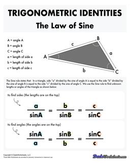 Trig Identities, Tables, Charts and Cheat Sheets