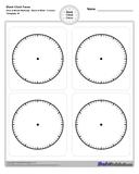 Printable Blank Clock Face Templates