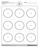 Charts and Printables: Blank Clock Face : Blank Clock Face Template ...