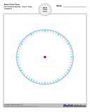 Printable Blank Clock Face Templates