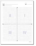 Coordinate Plane: Blank Coordinate Plane Work Pages