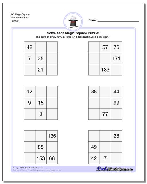 3x3 Magic Square