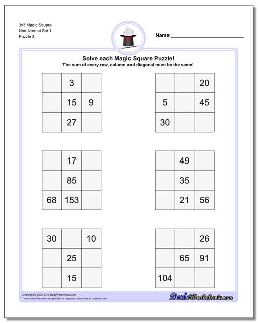 3x3 Magic Square