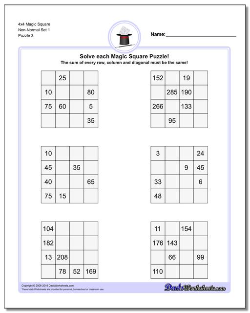 4x4 Magic Square