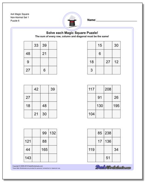 4x4 Magic Square