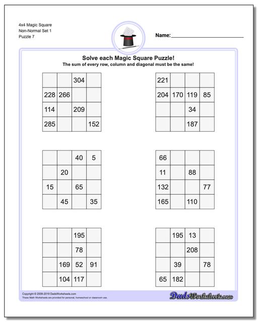 4x4 Magic Square