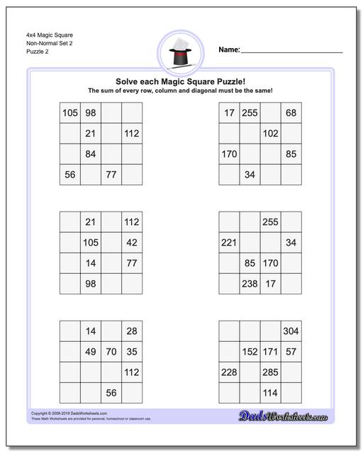 4x4 Magic Square