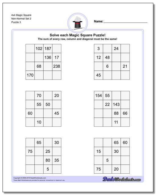 4x4 Magic Square