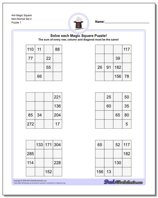 4x4 Magic Square