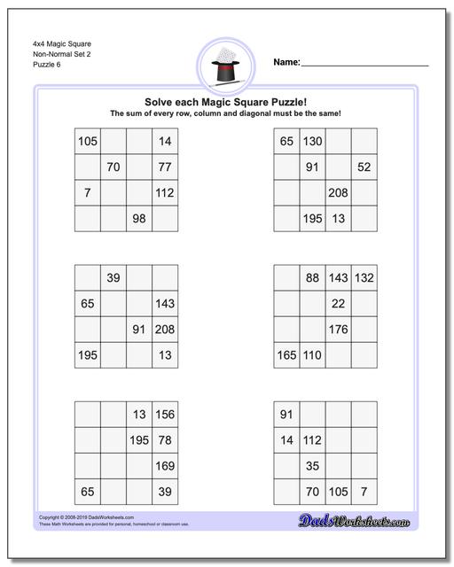 4x4 Magic Square
