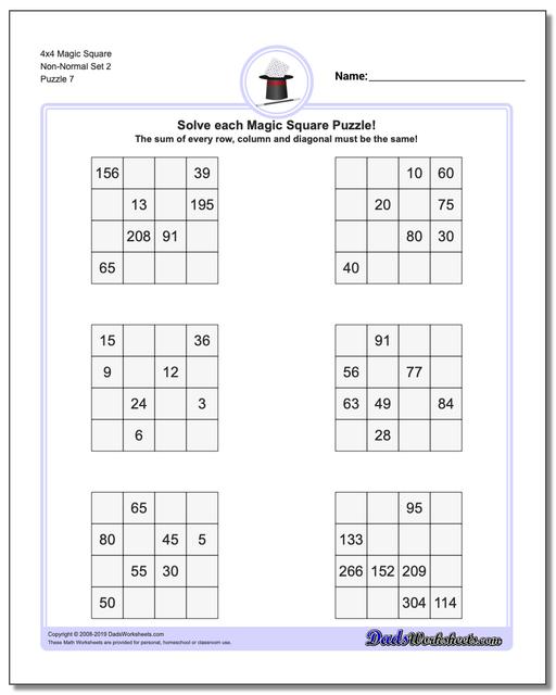 4x4 Magic Square