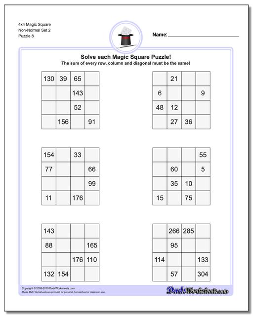 4x4 Magic Square