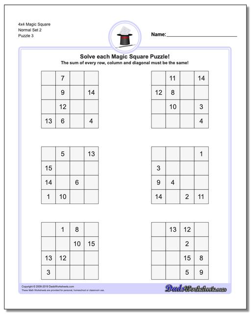 4x4 Magic Square