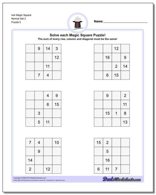 4x4 Magic Square