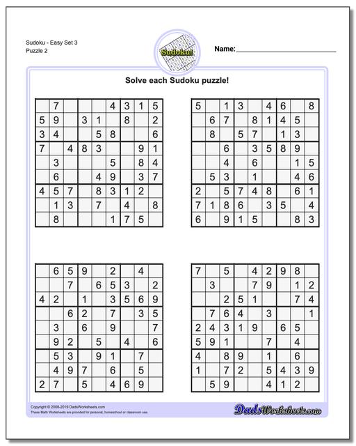 Sudoku - Easy