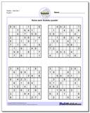 Printable Sudoku Puzzles
