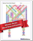 Math Worksheets: Word Search Puzzles: Math Terms Word Search Puzzles ...