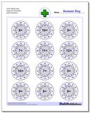 Addition Worksheets: Addition Fact Circles