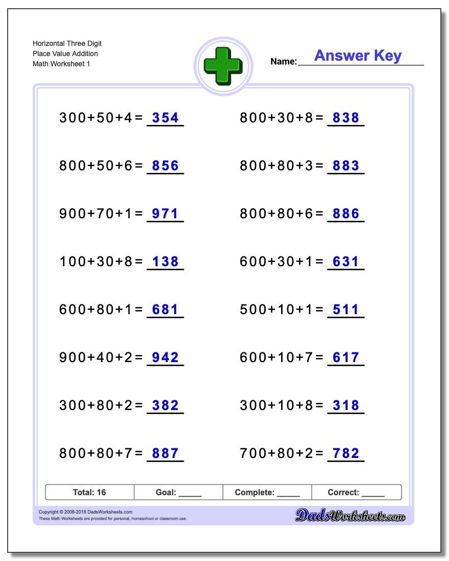 Place Value Decimals Worksheets