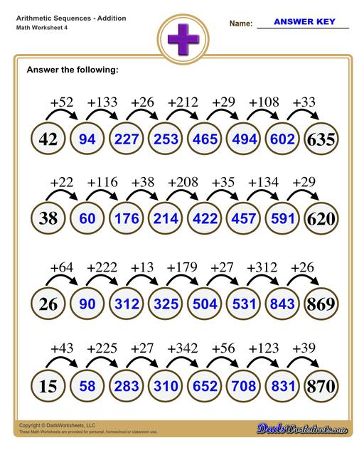 Addition Worksheets