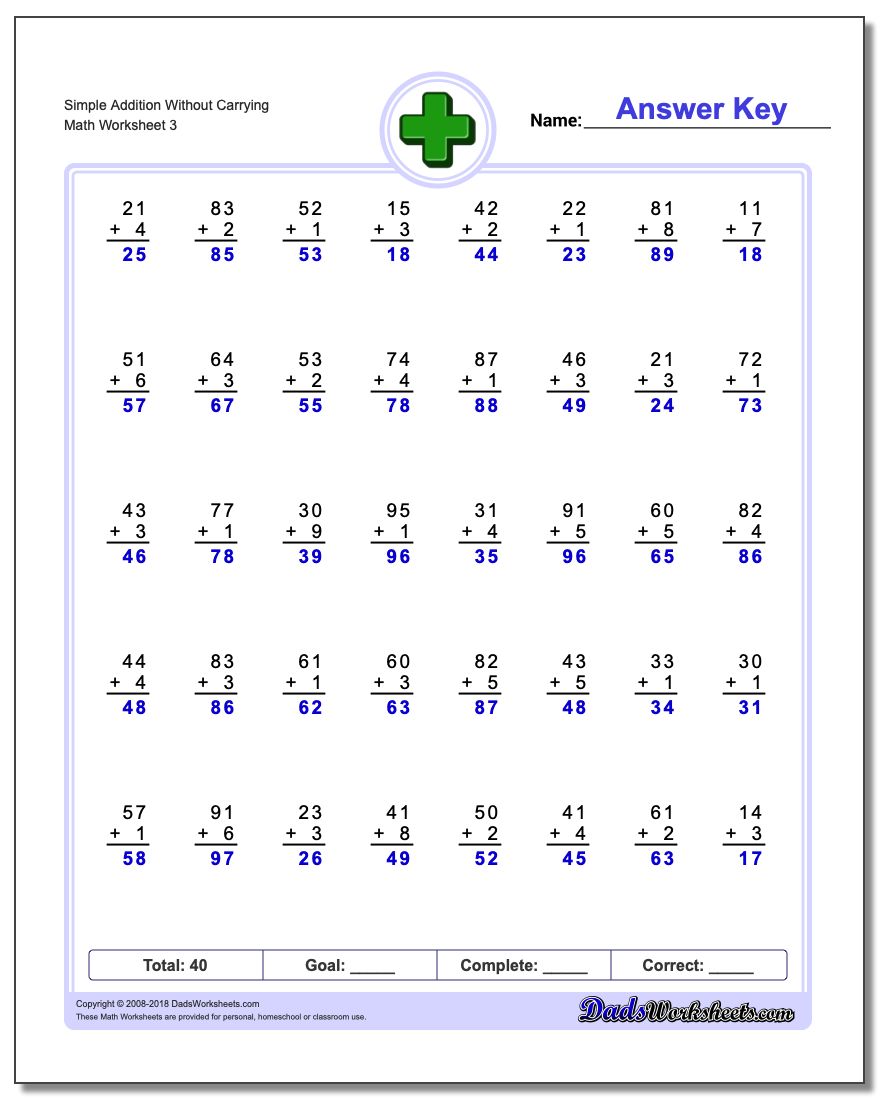 2 Digit Addition Regrouping