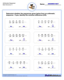 Arithmetic Sequences