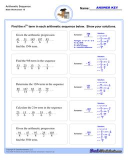 Arithmetic Sequences