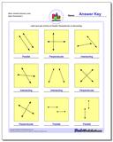 Basic Geometry: Parallel, Perpendicular, Intersecting