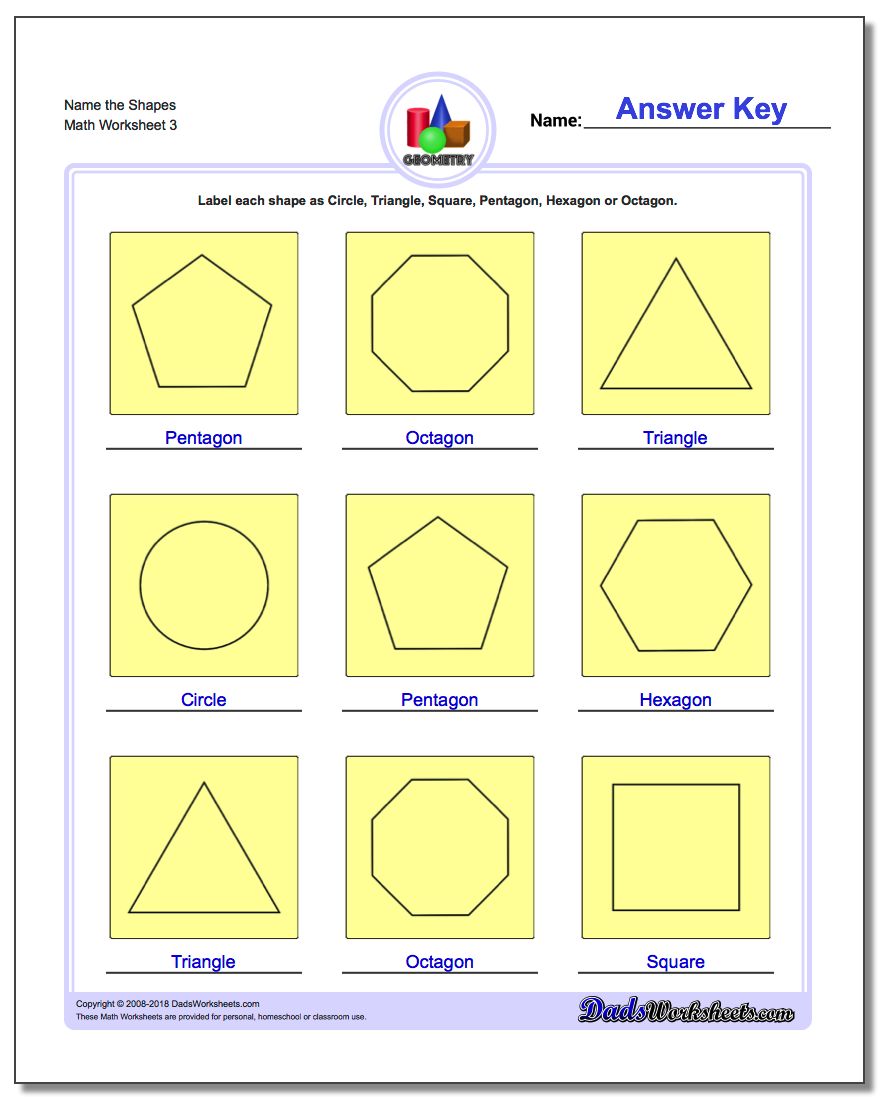 Shapes Chart Tcr7607 Teacher Created Resources Free Printable Shapes