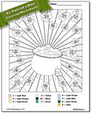 Math Worksheets: Color By Number: St. Patrick's Day Color by Number ...